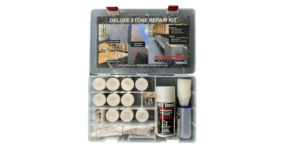 Pro Tips: Repair Stone Surfaces with Bonstone Epoxy Kits – Tait Sales ...