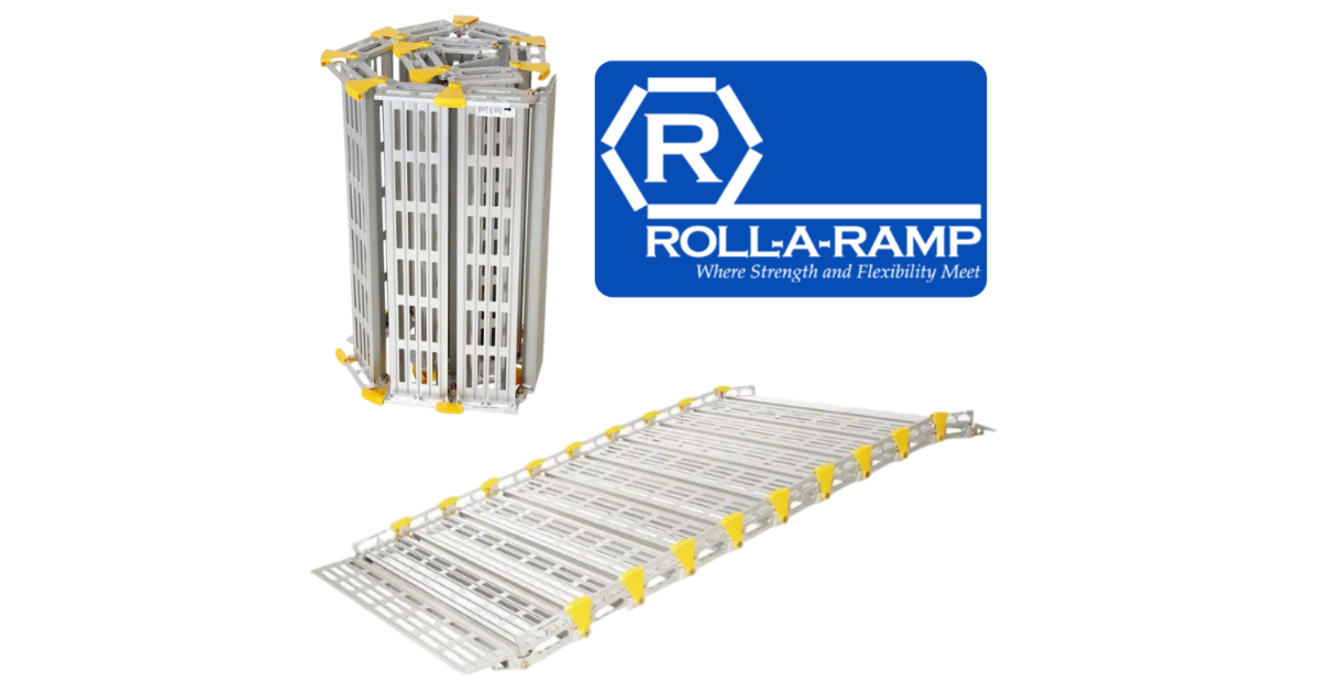 The Roll-A-Ramp 30” Wide Heavy Duty Portable Aluminum Ramp – TSC